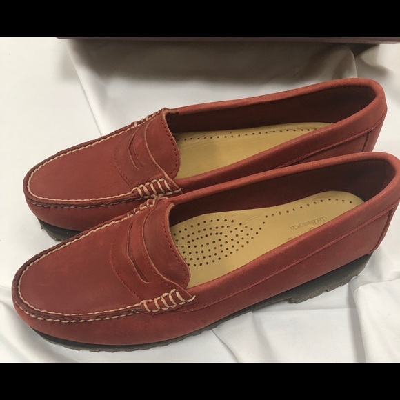 G.H. Bass & Co. | Shoes | Bass Weejuns Red Suede Loafers Size 9 | Poshmark